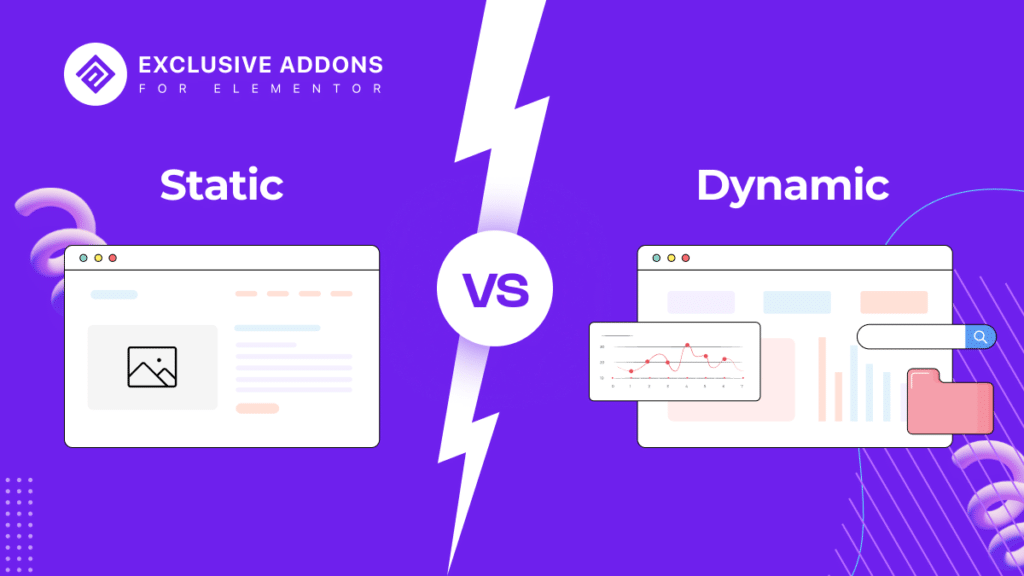 Static Vs Dynamic Websites Find The Difference Exclusive Addons